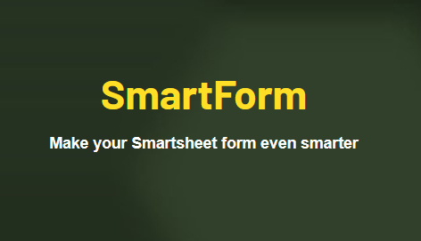 SmartForm for Smartsheet - Real Time Cascading Dropdowns